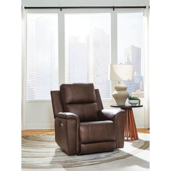 Reviews for Signature DESIGN BY ASHLEY Beryton Dark Brown Leather Zero ...