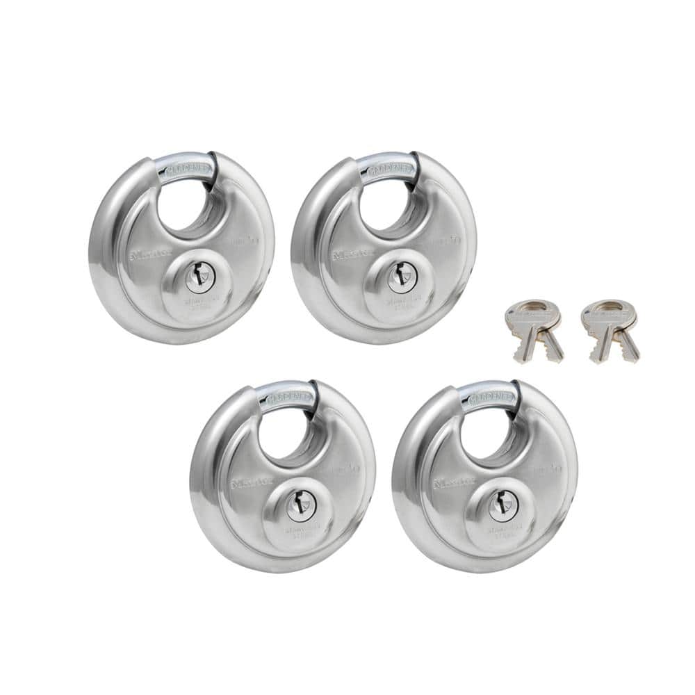 Master Lock Contractor Pack: Outdoor Shrouded Heavy Duty Padlock with ...