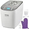 VEVOR Bread Maker, 15-in-1 3 lbs. Dough Machine, Nonstick Ceramic Pan ...