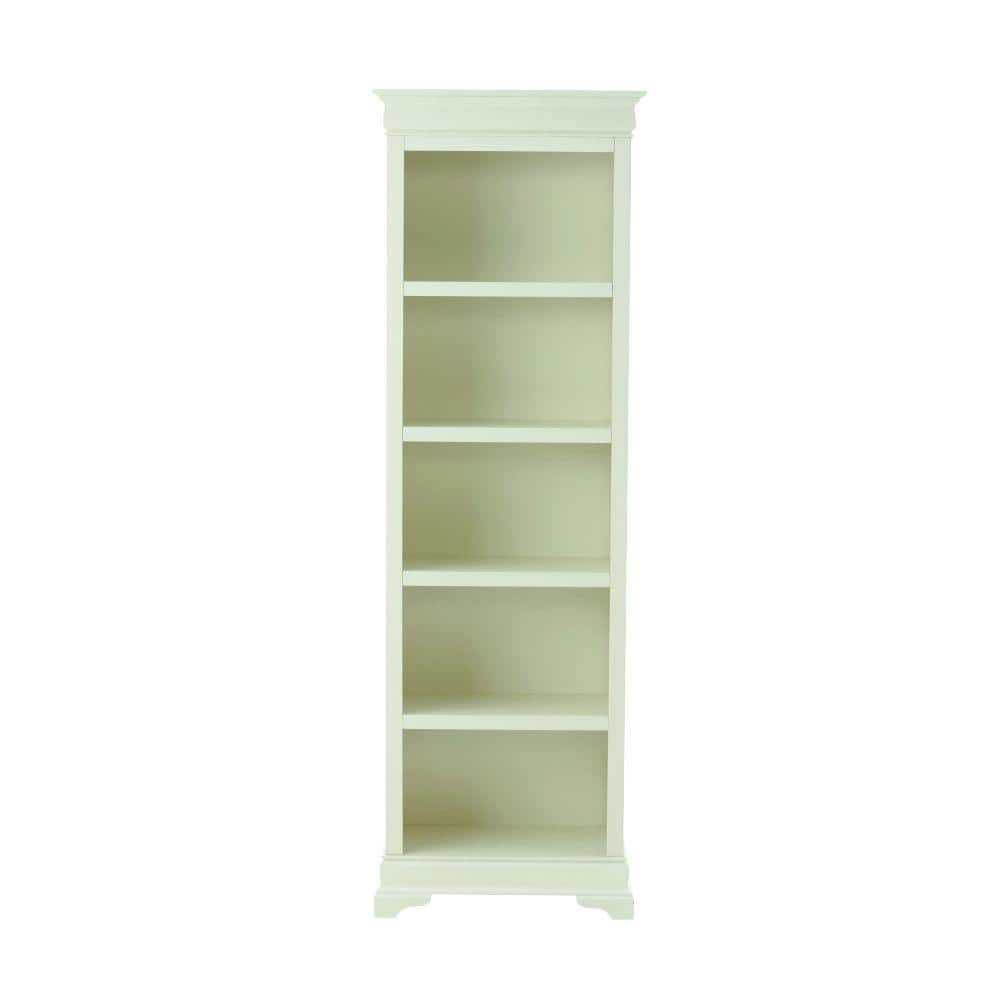 Home Decorators Collection Louis Phillipe 73 in. Off-White 5-Shelf ...