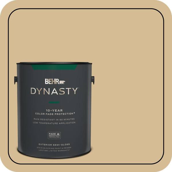 BEHR DYNASTY 1 gal. #330F-4 Pebble Path Semi-Gloss Enamel Exterior ...