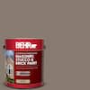 BEHR 1 gal. #SC-159 Boot Hill Grey Satin Interior/Exterior Masonry ...