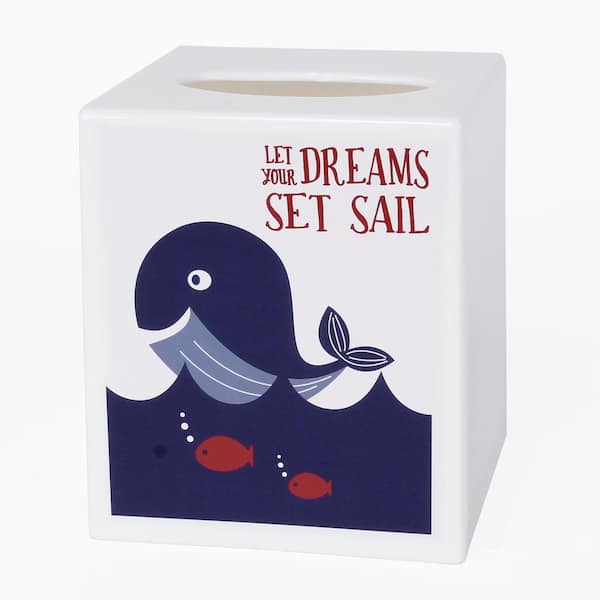 Saturday Knight Set Sail Free Standing Tissue Holder in Multi-Color ...