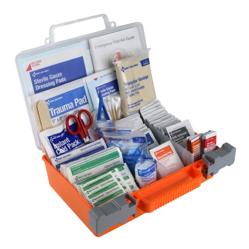 Buy 180-Piece, 25-Person Plastic OSHA First Aid Kit Online at Lowest ...