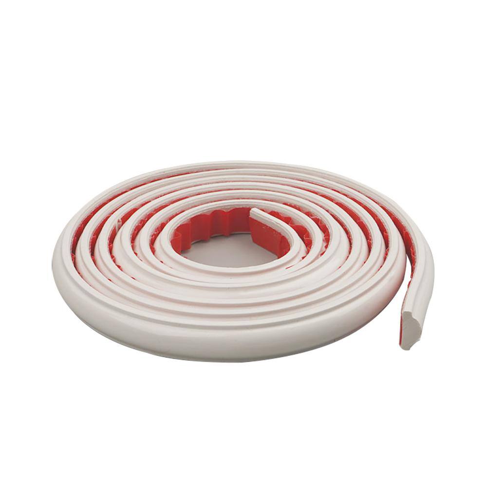 Reviews for Wellco 0.8 in. x 0.3 in. x 118 in. Flexible Wall PVC Panel ...