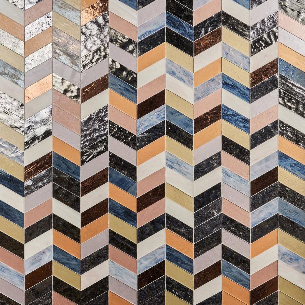 Ivy Hill Tile Elizabeth Sutton Pride Malibu Metallic 16.92 in. x 17.44 ...