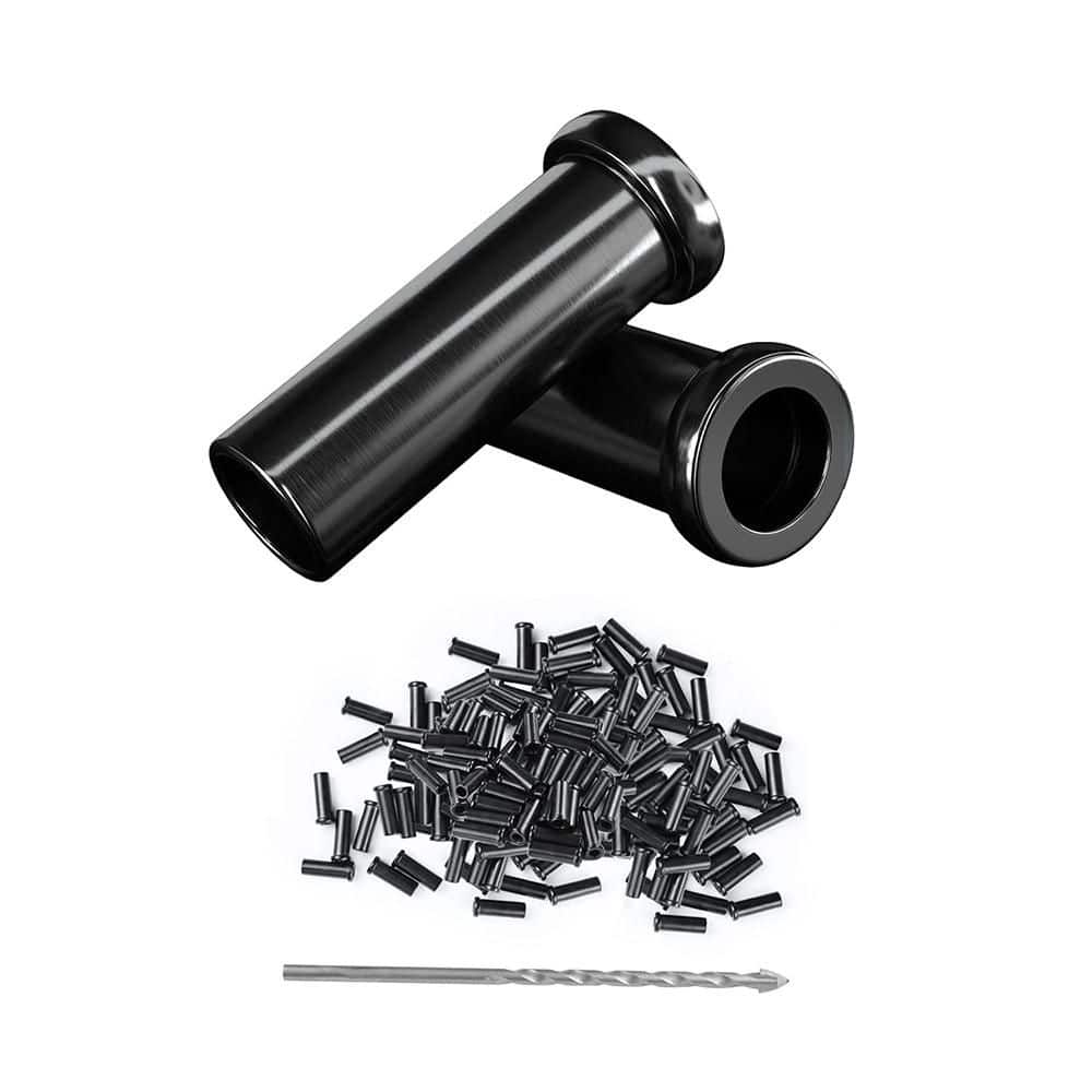 Afoxsos Stainless Steel Black Cable Railing Protector Sleeves for Wood ...