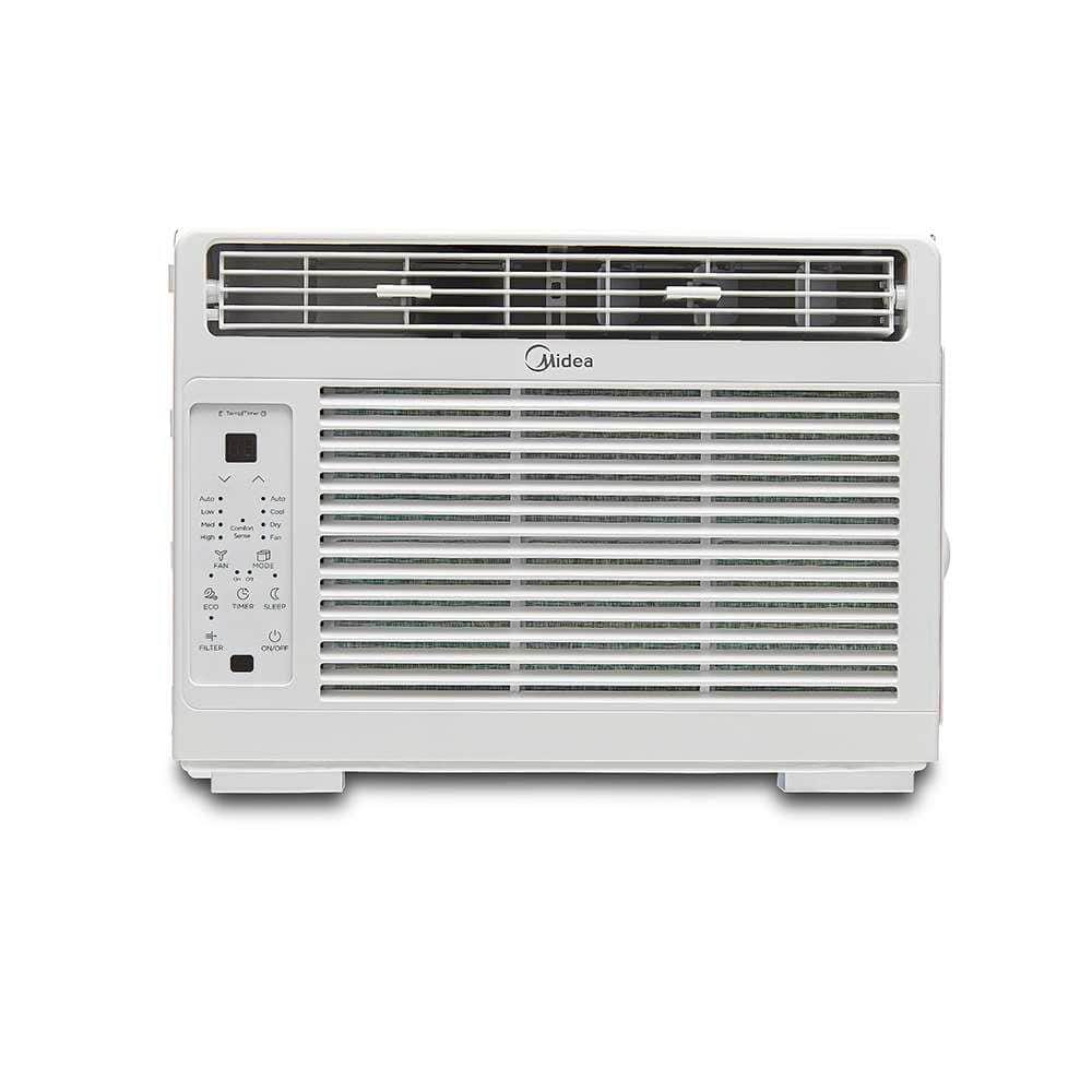 Midea 6,000 BTU 115V Window Air Conditioner Cools 250 Sq. Ft. with Wi ...