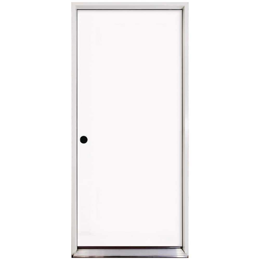 Reviews for Steves & Sons 32 in. x 80 in. Primed Flush HB RHIS ...