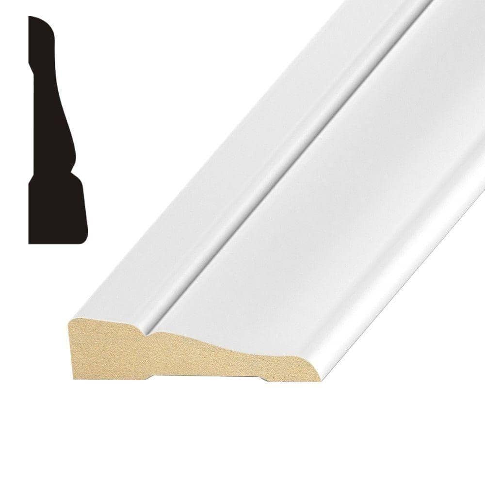 Builders Choice 711 5/8 in. x 2−1/2 in. Primed MDF Casing (Sold by ...