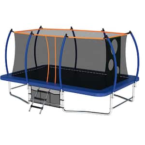 8 ft. x 14 ft. Outdoor Rectangular Tumbling Trampoline For Kids And ...
