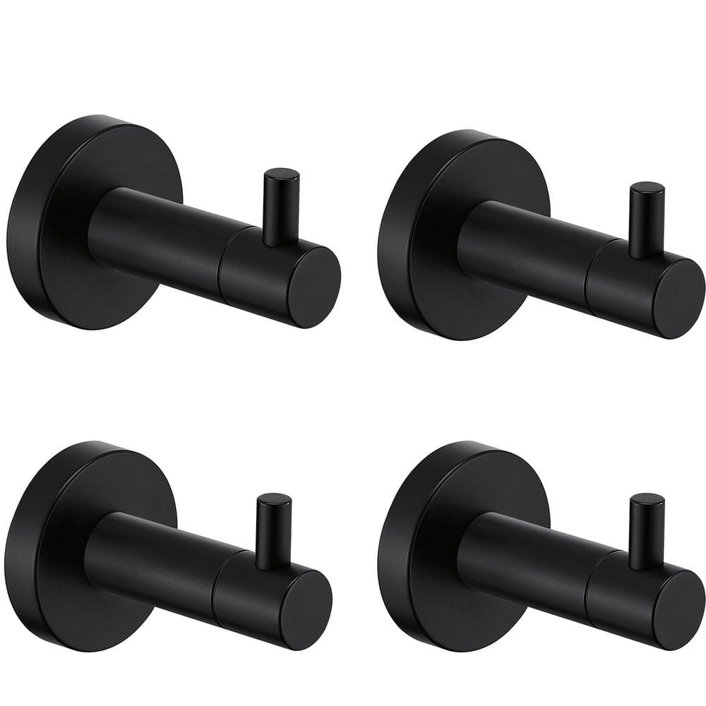 ATKING Bath 4-Pack Knob-Hook Robe/Towel Hook Wall Mounted Clothes Hooks ...