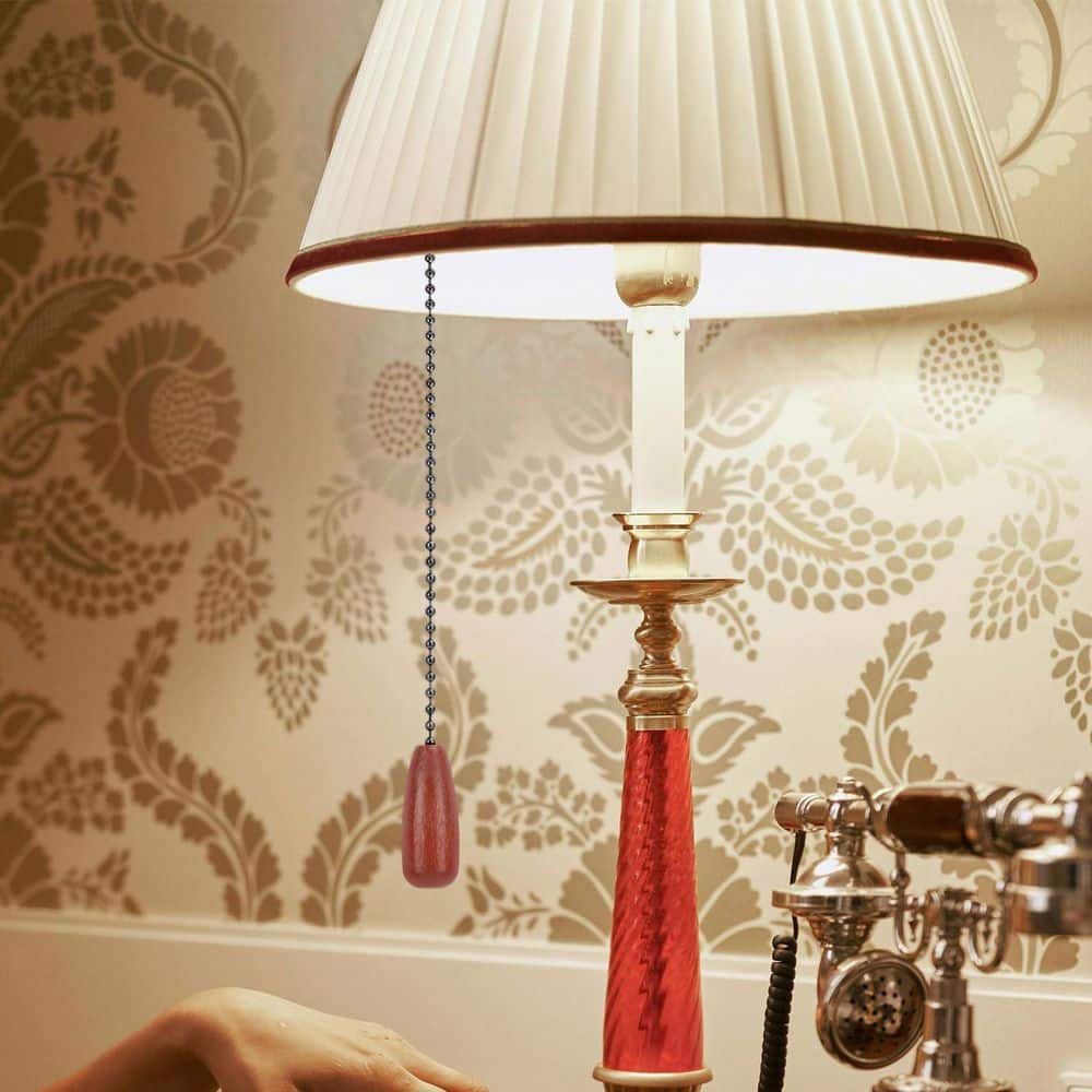 phyfalip Ceiling Fan Pull Chains 12. 68in White & Brown with Connector ...