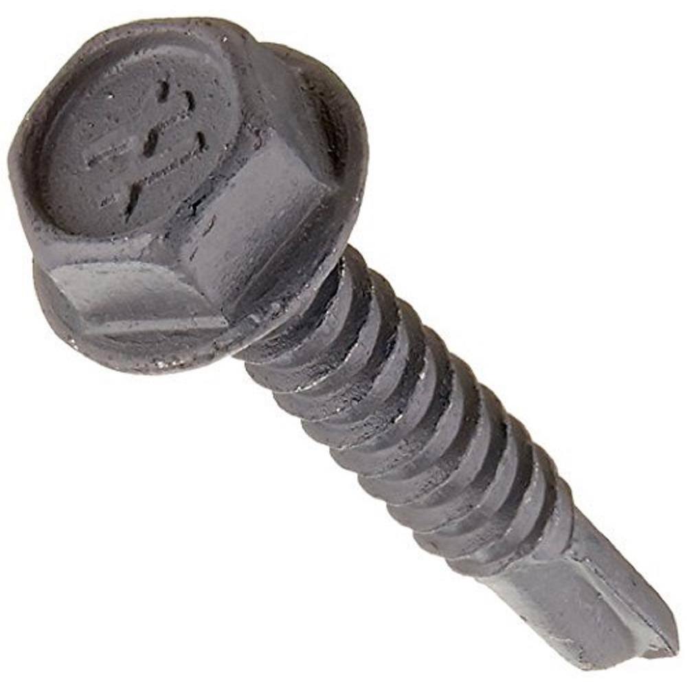 Simpson Strong-Tie #10 x 1 in. Hex Drive Self-Drilling Metal Collated ...