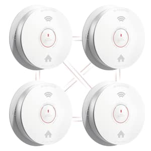 Innolink 10-Year Battery Powered Wireless Interconnected Smoke Detector ...