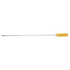 Klein Tools 3/8 in. Keystone-Tip Flat Head Screwdriver with 12 in. Heavy-Duty Round Shank 602-12 ...