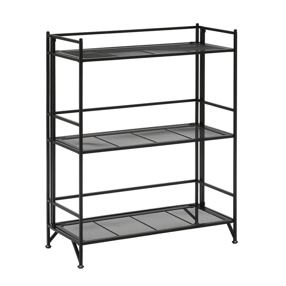 Convenience Concepts Xtra Storage 3 Tier Metal Folding Mesh Shelving ...