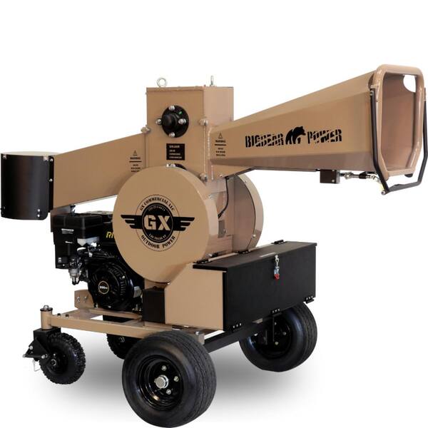BigBear Power LogHog 5 in. 15 HP Gas Powered Upgraded Commercial Log ...