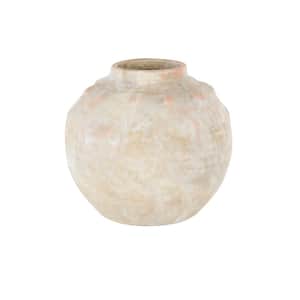 Litton Lane Antique Style Wide Rounded Ceramic Scroll Decorative Vase ...