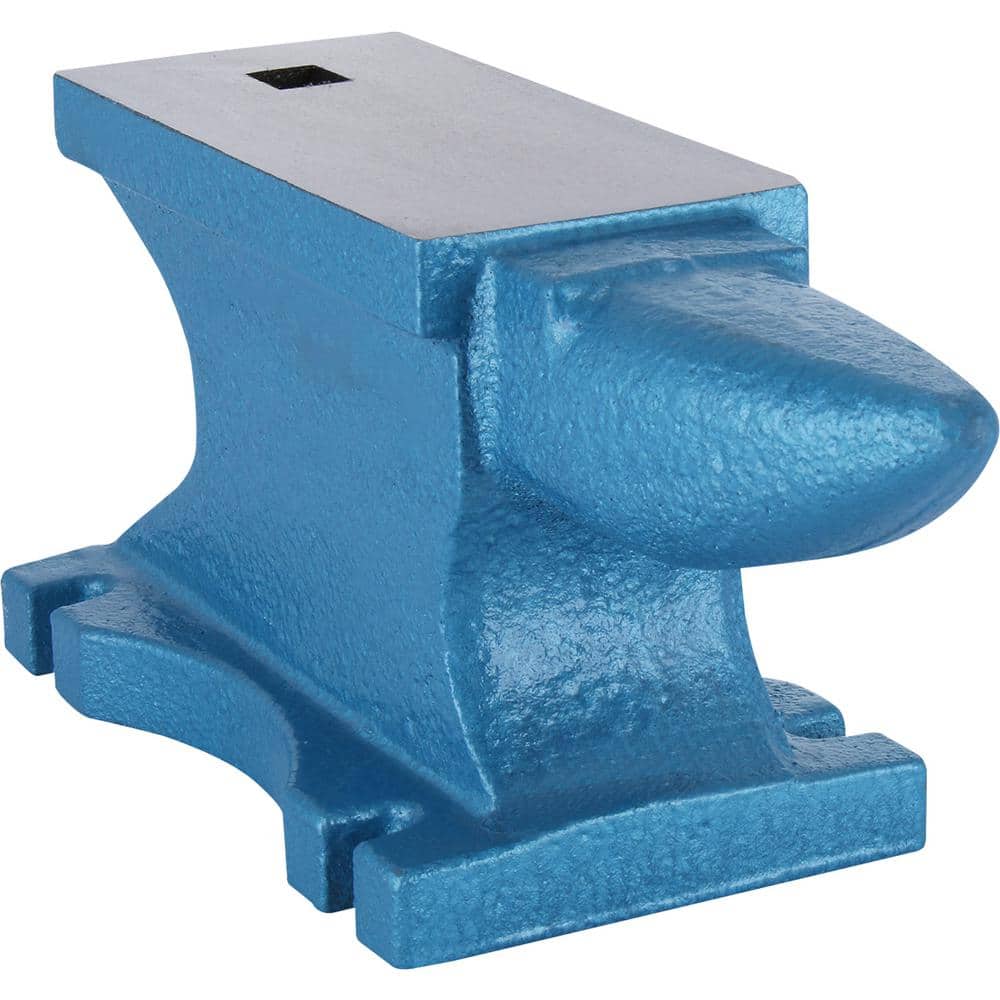 SKYSHALO Single Horn Anvil 55 lbs., Cast Iron Anvil Blacksmith ...