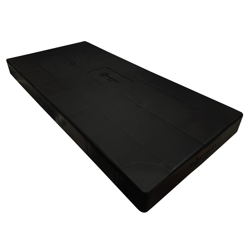 Cambridge 18 in. x 38 in. x 3 in. Polypropylene Condenser Mounting Pad ...