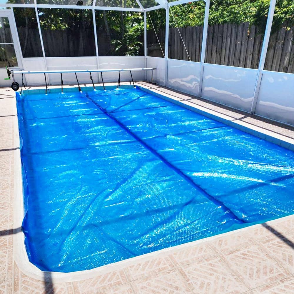 Karl home 8 Mil 12 ft. x 24 ft. Rectangular Blue Above Ground Pool ...