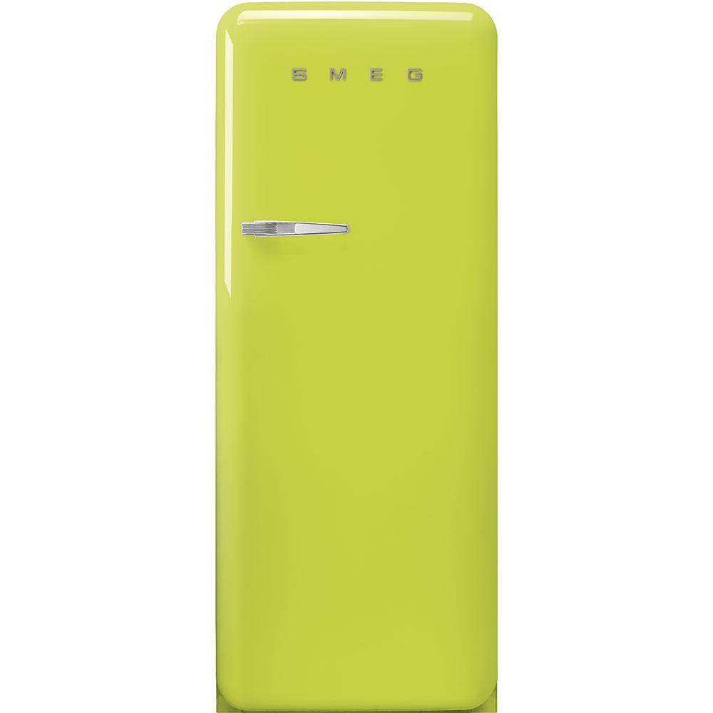 smeg FAB28 Retro 60cm Refrigerator w/ Freezer Compartment. Lime Green ...