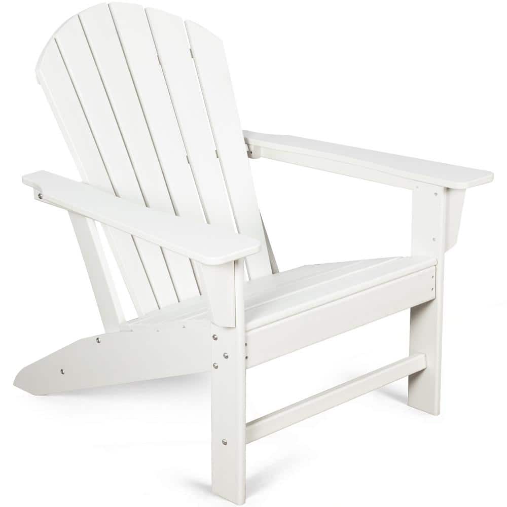 Zeus And Ruta Traditional Curveback White Plastic Outdoor Patio