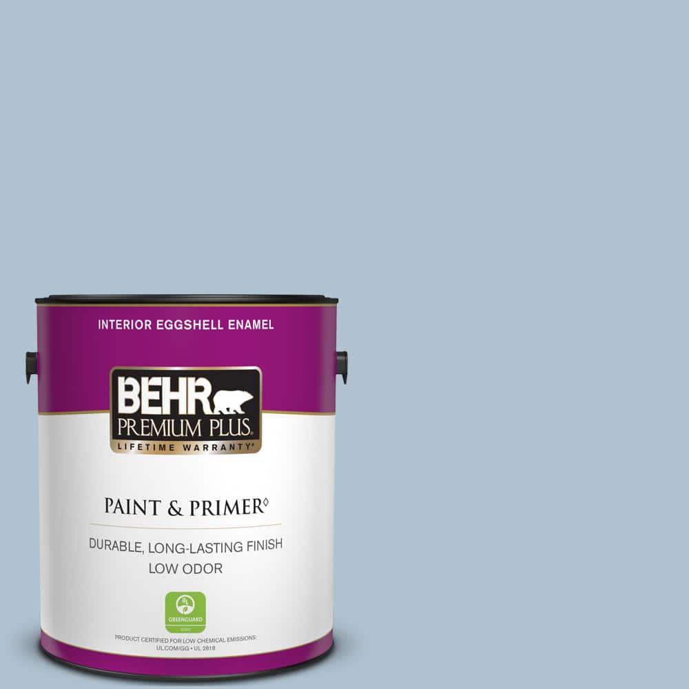 BEHR PREMIUM PLUS 1 gal. #S510-2 Boot Cut Eggshell Enamel Low Odor ...