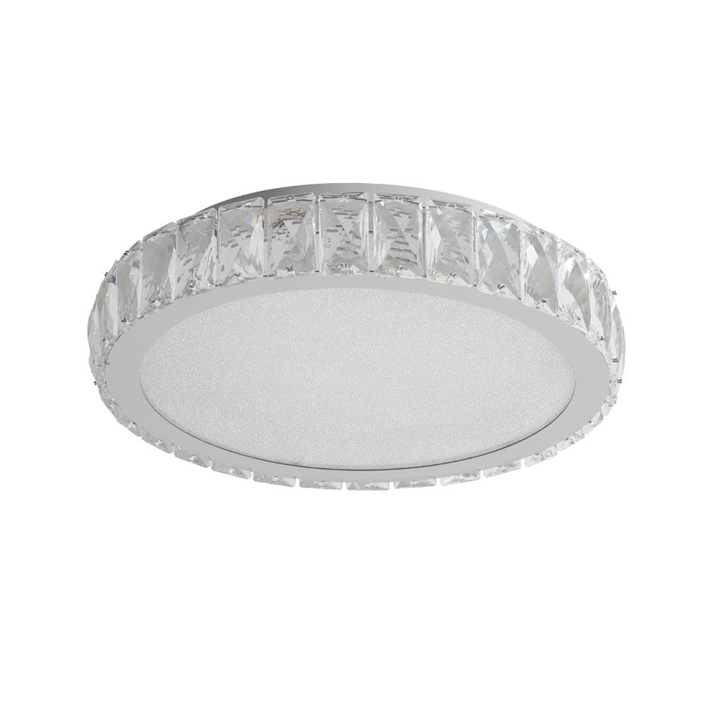 Staykiwi 11 in. 38-Watt Modern White Integrated LED Flush Mount with ...
