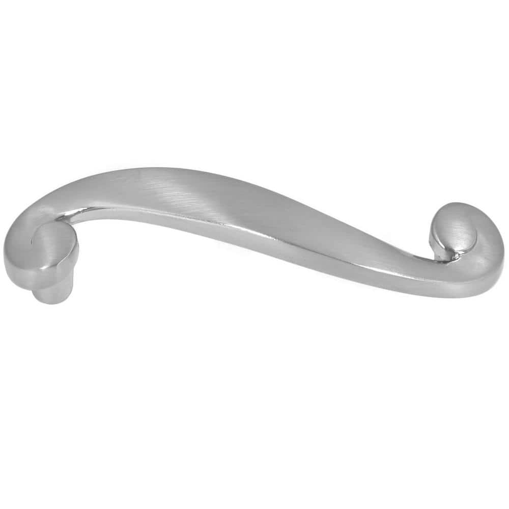 Stone Mill Hardware Hawthorne 3 in. Center-to-Center Satin Nickel ...