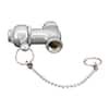 EZ-FLO 1/2 in. chrome FIP x FIP Self Closing Pull Chain Shower Valve ...