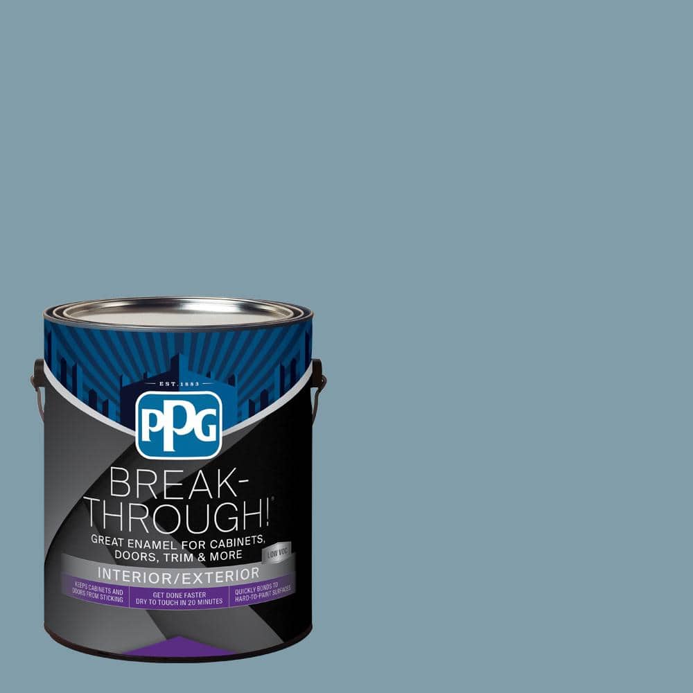 Reviews for Break-Through! 1 gal. PPG1154-5 Serene Stream Semi-Gloss ...