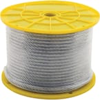 KingChain 1/8 in. x 3/16 in. x 250 ft. Vinyl-Coated Galvanized Aircraft ...
