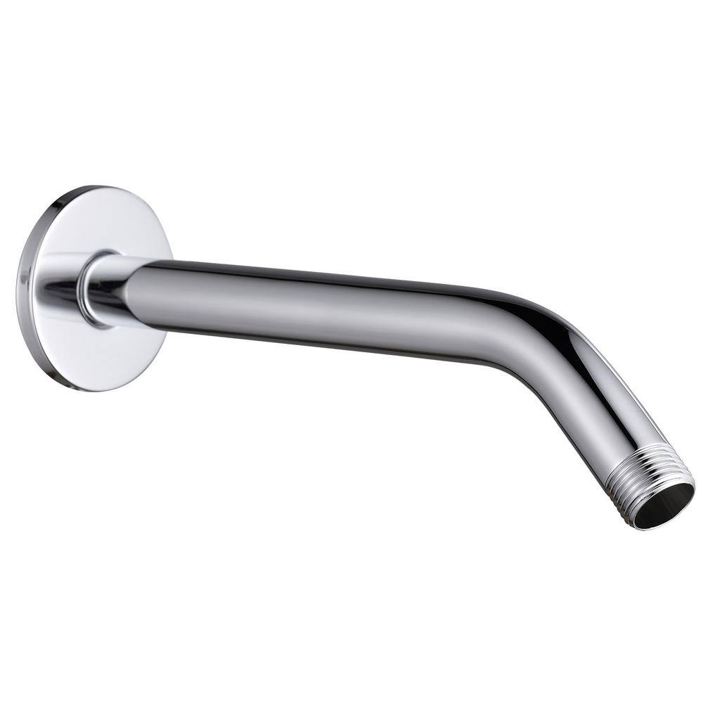 Heemli 10 in. Shower Arm and Flange in Chrome KWG10C - The Home Depot