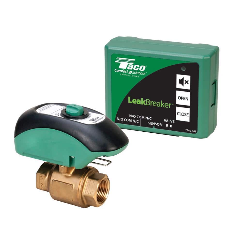 Taco Comfort Solutions LeakBreaker Water Heater Shut-Off Valve with ...