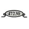 Gibraltar Mailboxes Reflective, Plastic, Address Number Plaque, Black ...