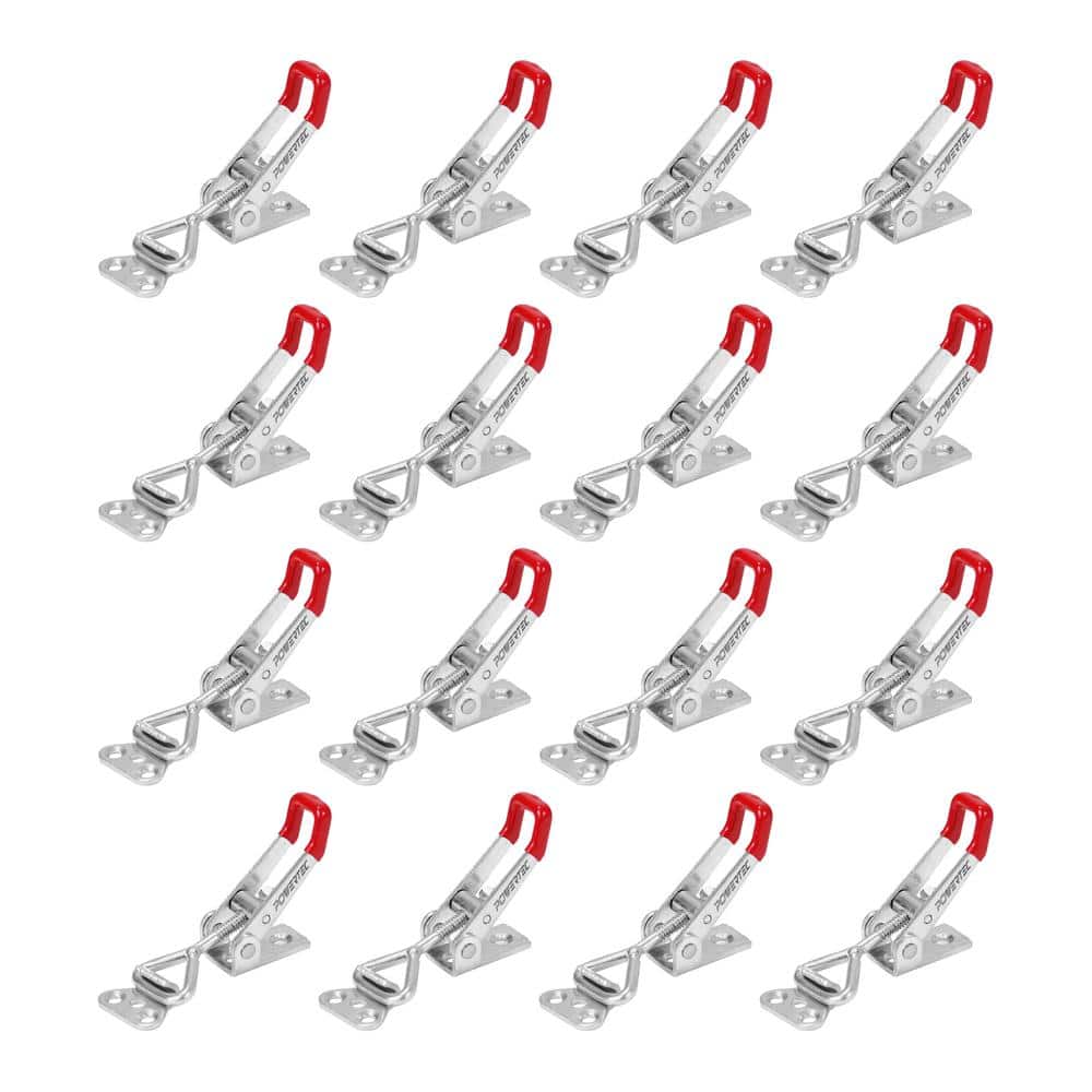 ‎POWERTEC 1 in. Throat Depth, 220 lbs. Pull Action Latch Toggle Clamp ...