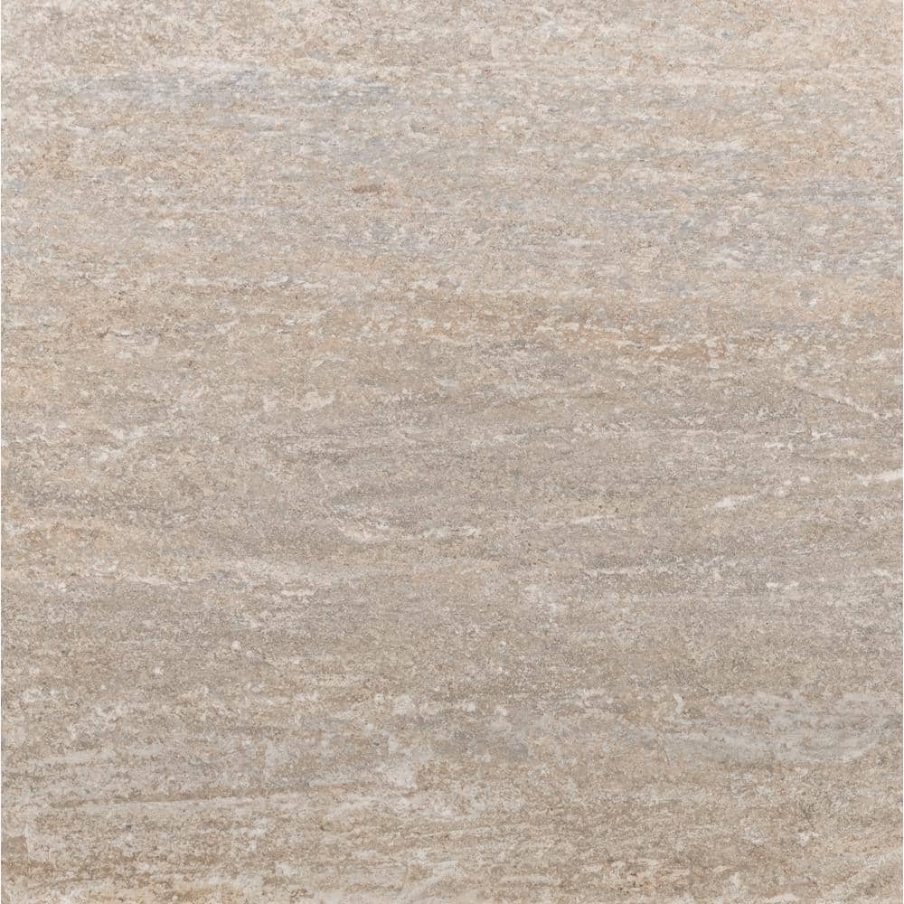 MSI Quartz Beige 24 in. x 24 in. Matte Porcelain Paver Tile (14 pieces ...