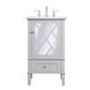 Timeless Home 21 in. W x 20.5 in. D x 35 in. H Single Bathroom Vanity ...