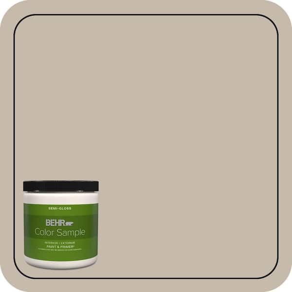 BEHR PREMIUM PLUS 8 oz. #730C-3 Castle Path Semi-Gloss Interior ...