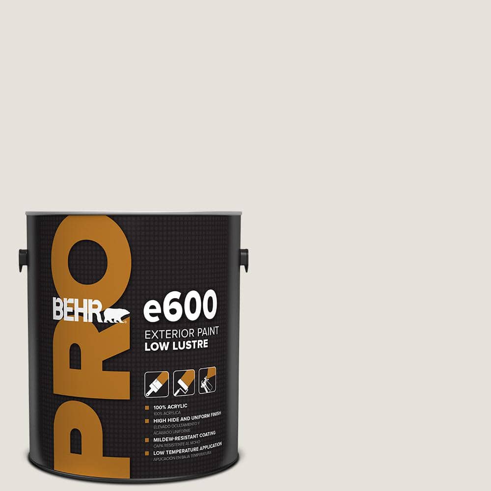 BEHR PRO 1 gal. #PPU18-08 Painters White Low Luster Exterior Paint ...