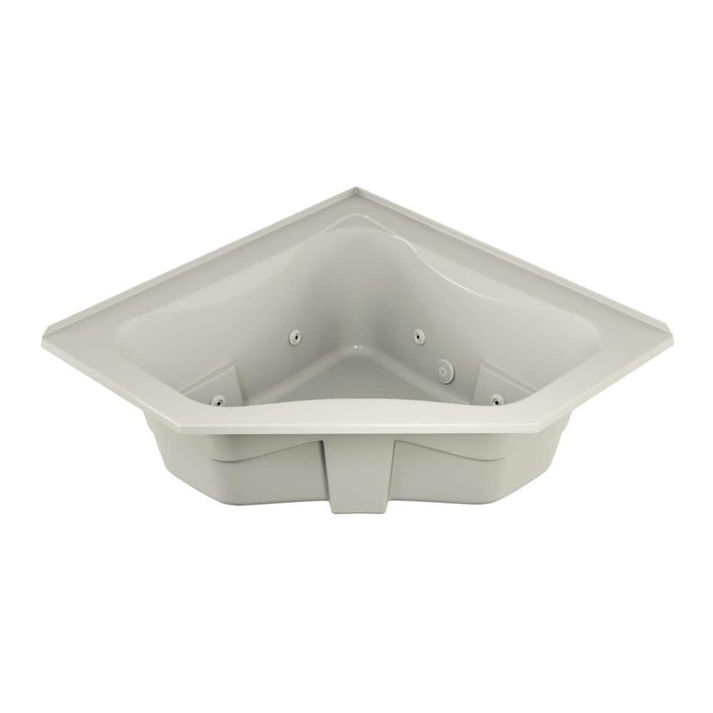 JACUZZI Signature 60 in. x 60 in. Neo Angle Whirlpool Bathtub with ...