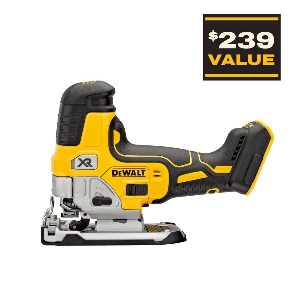 DEWALT 20V MAX XR Cordless Barrel Grip Jigsaw (Tool Only) DCS335B - The ...