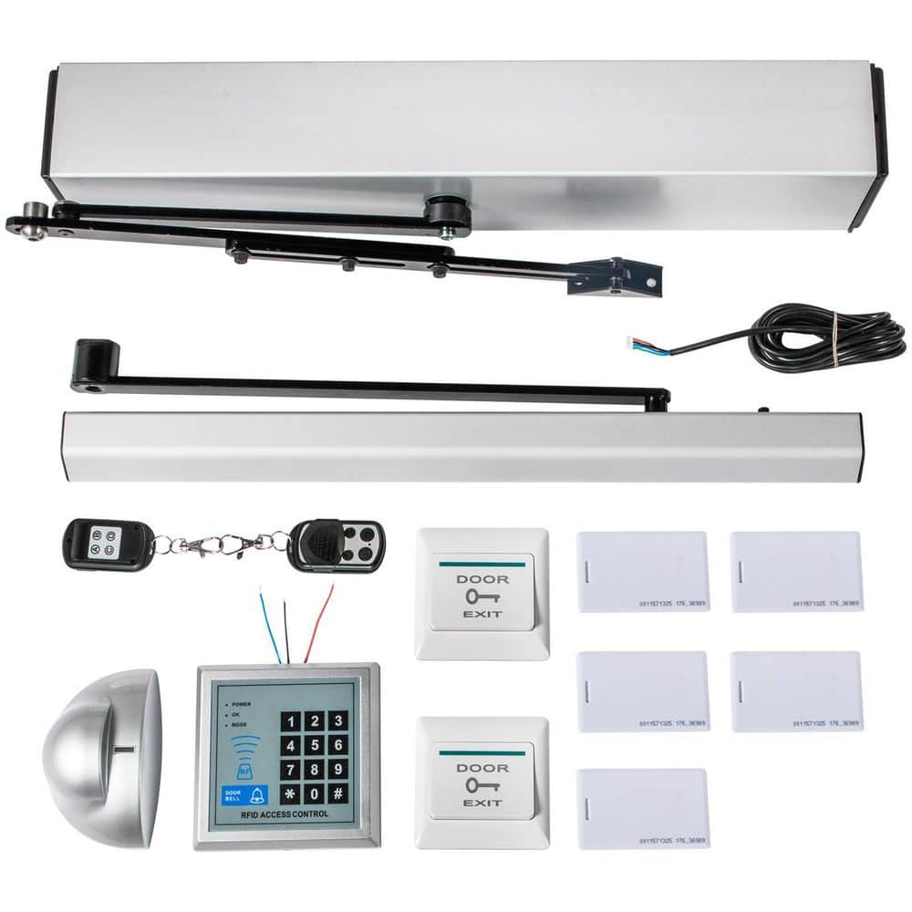 SVOPES Automatic Door Opener 110-240-Volt 22 lbs. 50-Watt Swing Door ...