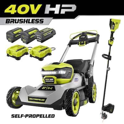 RYOBI - Self Propelled Lawn Mowers - Lawn Mowers - The Home Depot