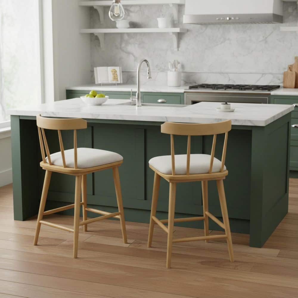 CHRISTOPHER KNIGHT HOME Jorvan Modern 38 in. Natural Finish Solid Wood ...