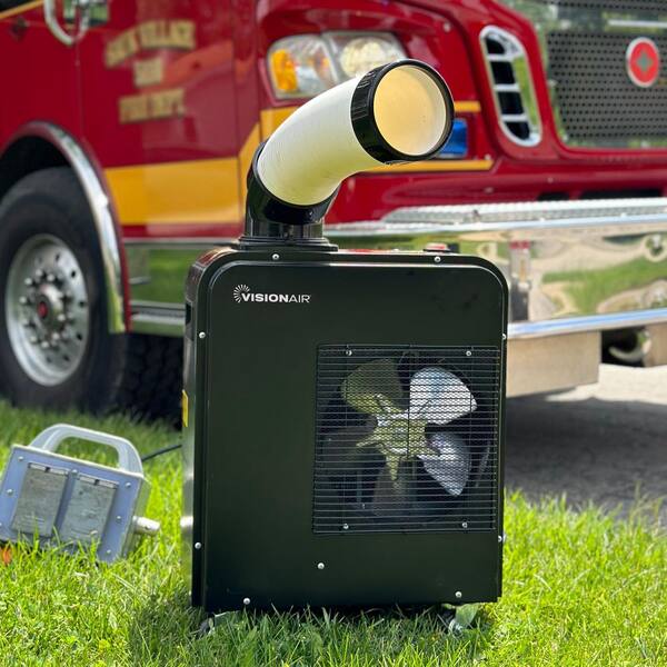 VISIONAIR 7,000 BTU Portable Indoor/Outdoor Spot Cooler Air Conditioner ...
