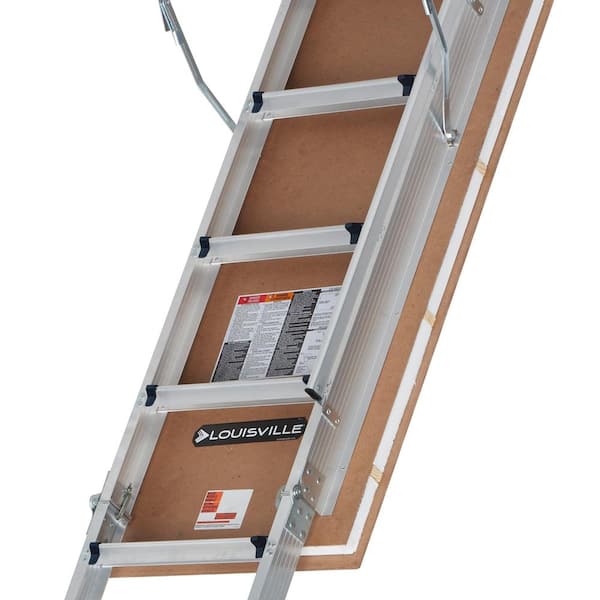 Louisville Ladder Energy Efficient 7 ft. 8 in. to 10 ft. 3 in., 25.5 in ...