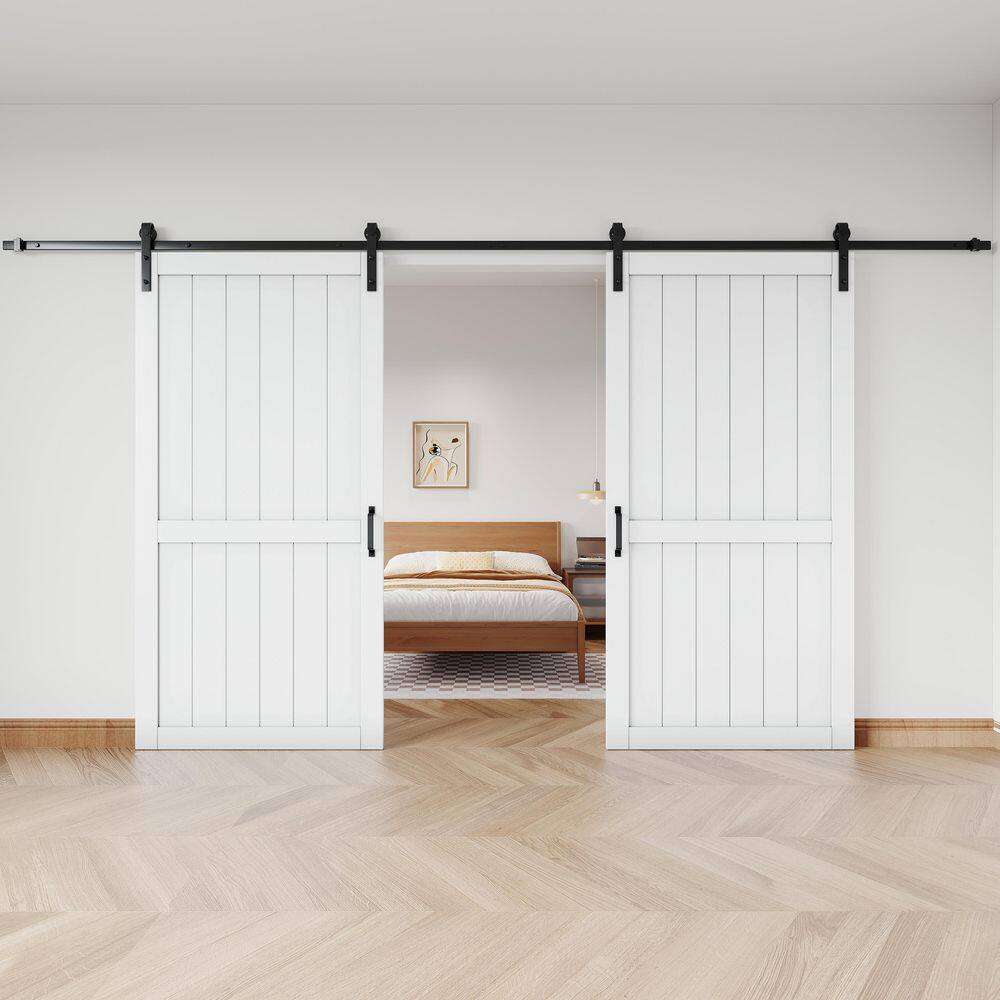 Have a question about ARK DESIGN 84 in. x 84 in. White Paneled H Style ...